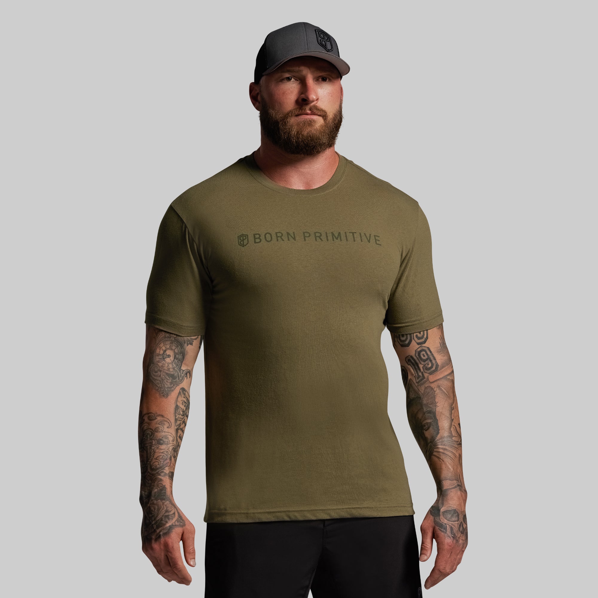 BP Classic Tee (Tactical Green) – Born Primitive
