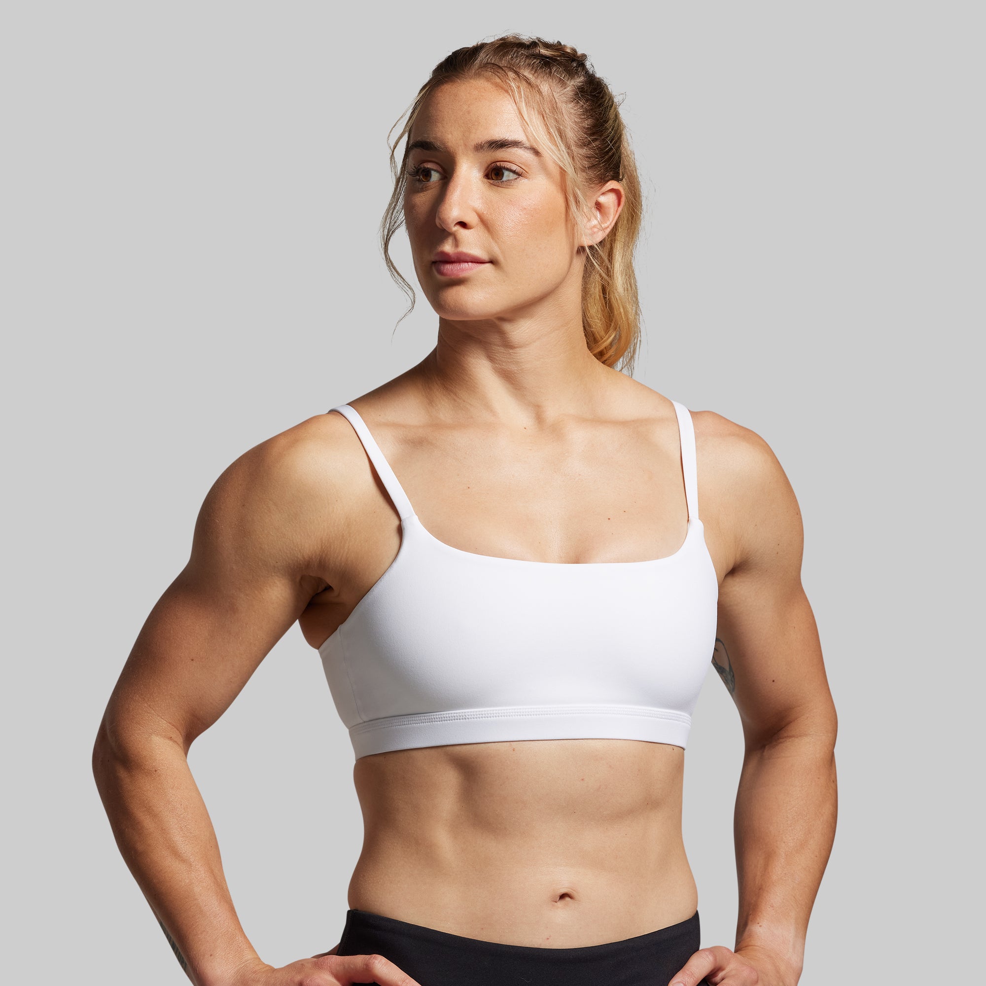 Reset Sports Bra (White) – Born Primitive