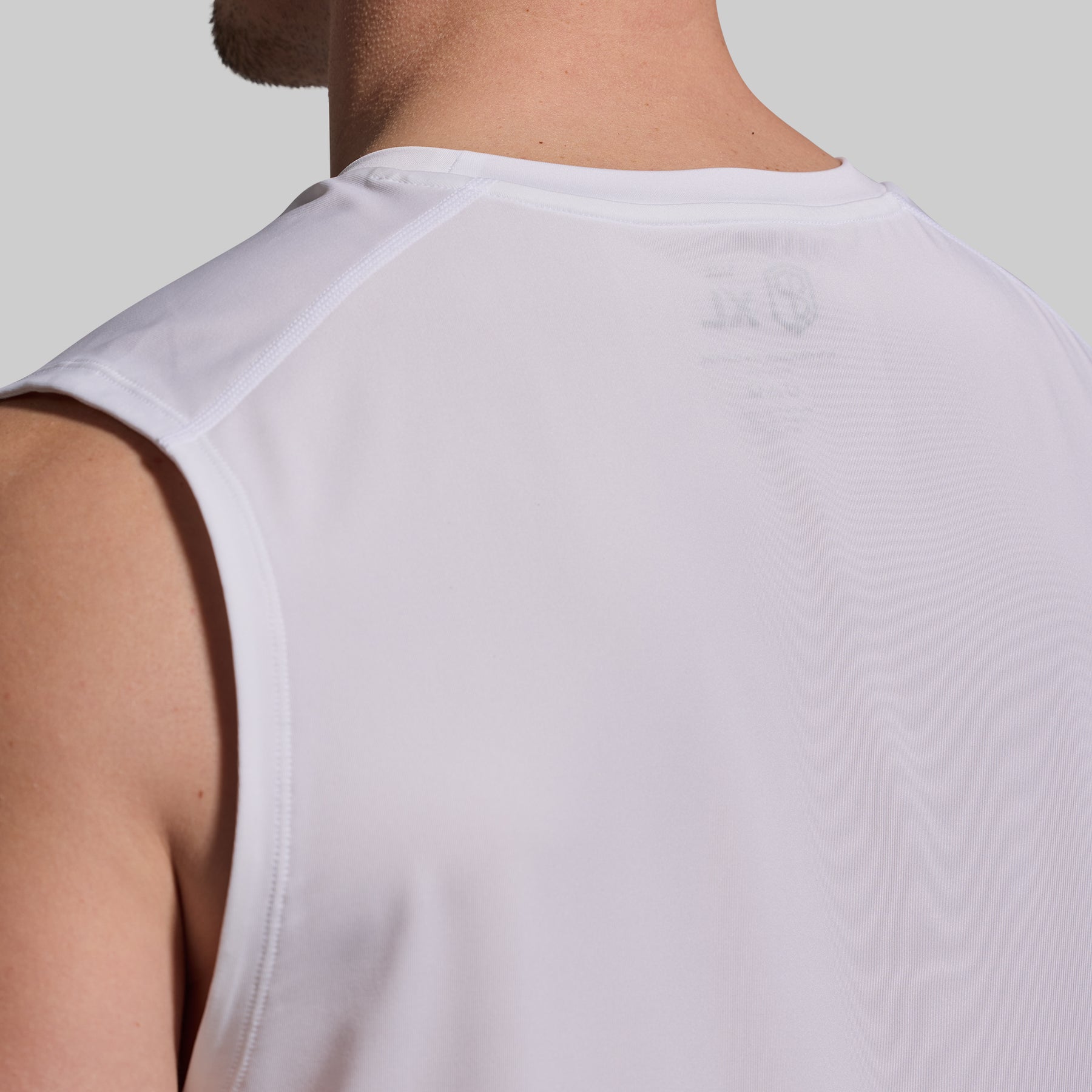 White Muscle Tank - Men's | Plain White Muscle Tee – Born Primitive