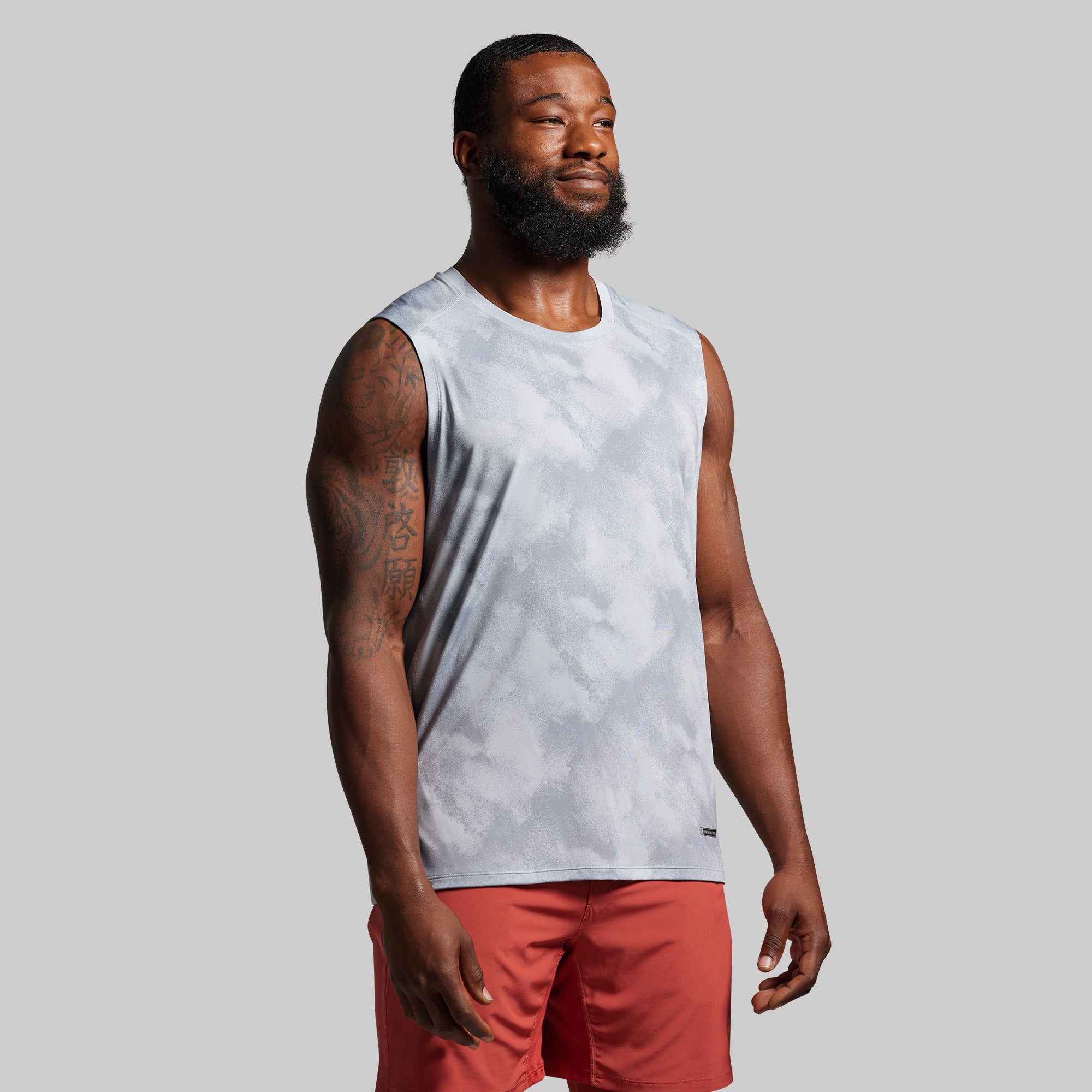 Training Muscle Tank (Glacier Grey) – Born Primitive