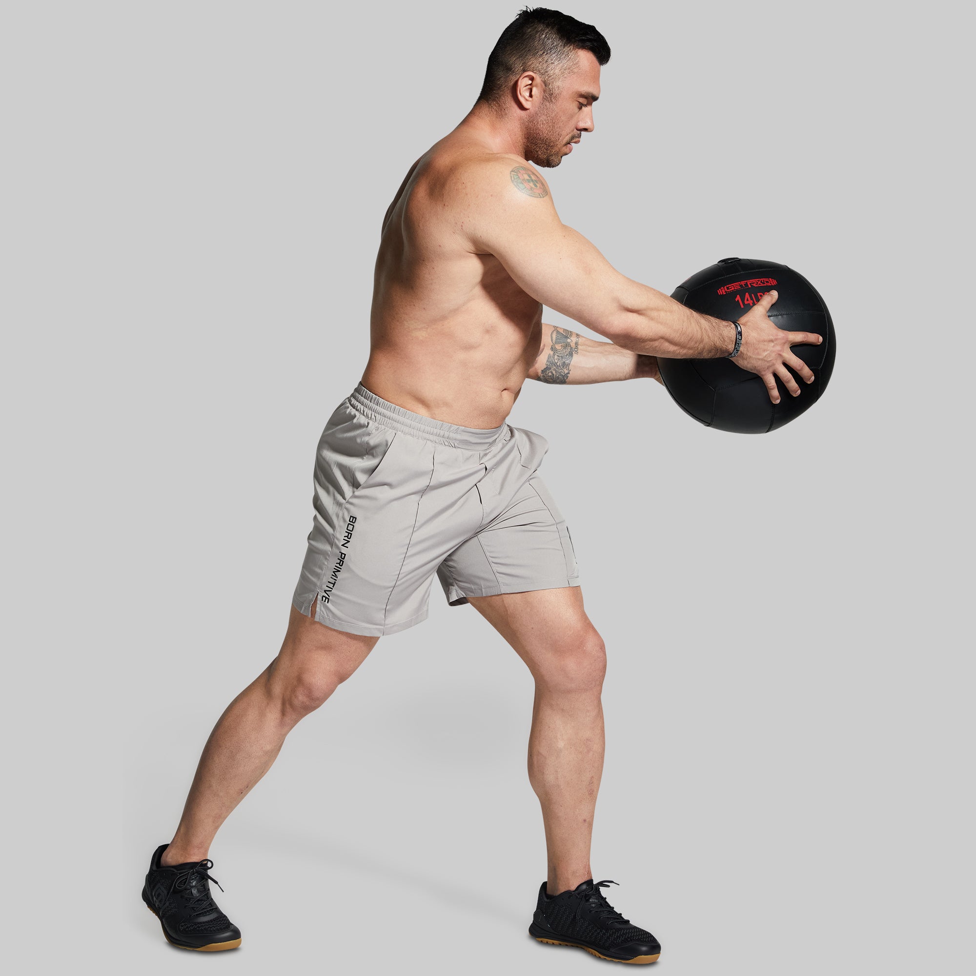 Training Short (Cool Grey) – Born Primitive