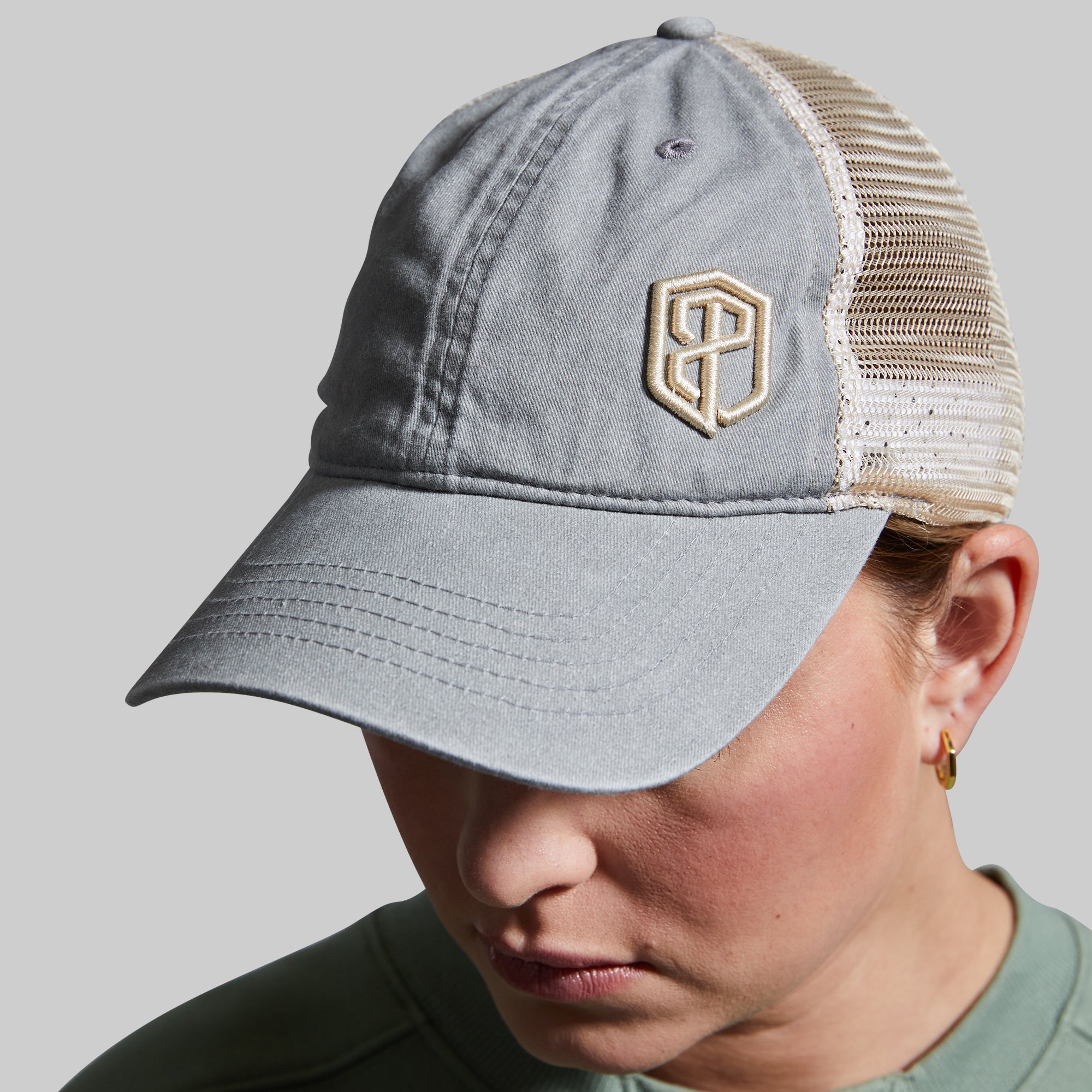 Relax Hat (Light Grey/Polka Dots) – Born Primitive