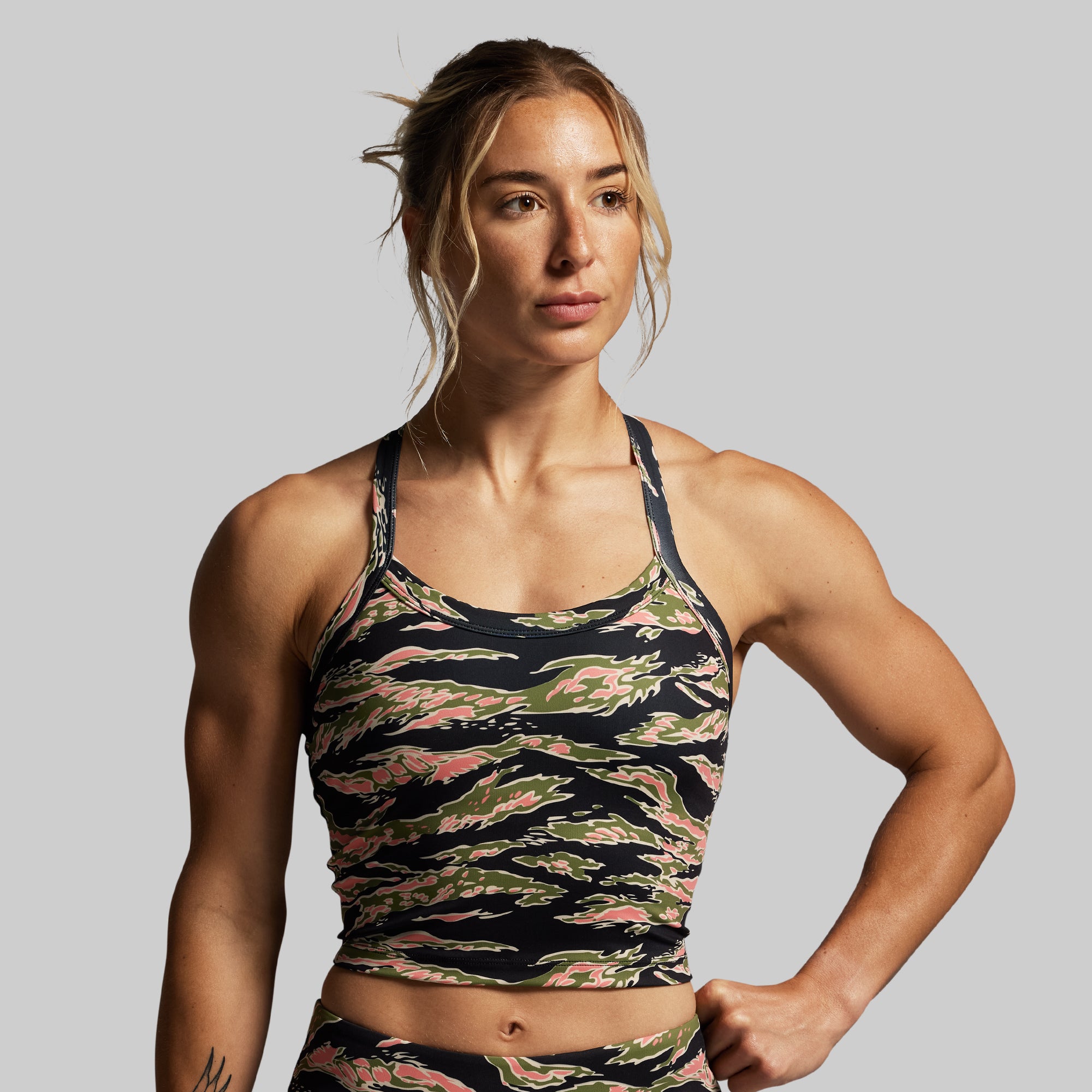Your Favorite Sports Bra (Pink Jungle Tiger) – Born Primitive