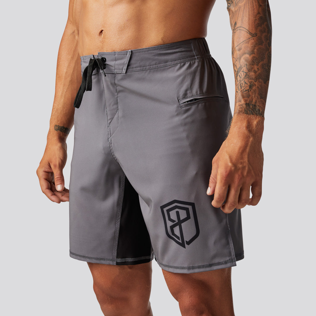 American Defender Short Tie 3.0 (Gunmetal Grey) – Born Primitive